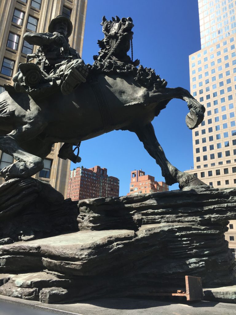 NYC Ground Zero: 'Horse Soldiers' statue finds final overwatch position ...