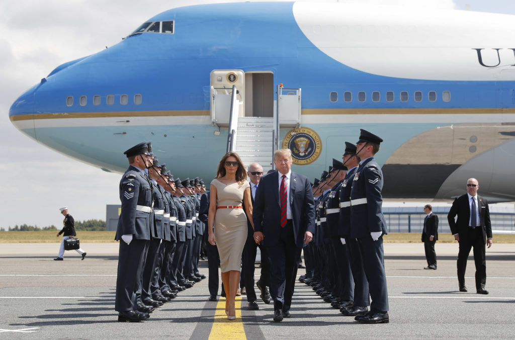 The Pic of the Day: The President and First Lady arriving in London ...