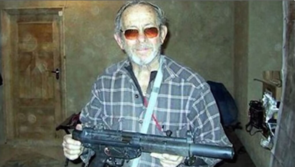 Waugh, shown here in his mid-80s, doing something badass.