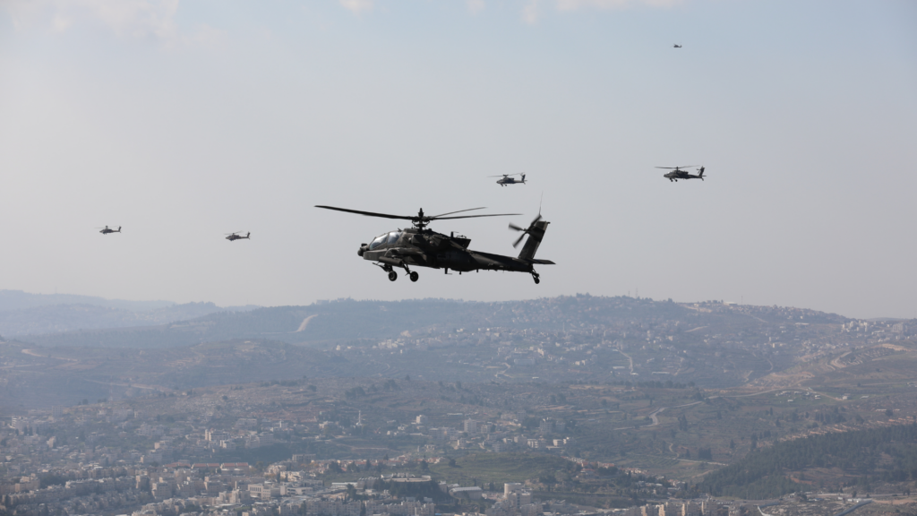 Precision Strikes: Israeli Apache Helicopters Destroy Hamas Targets ...
