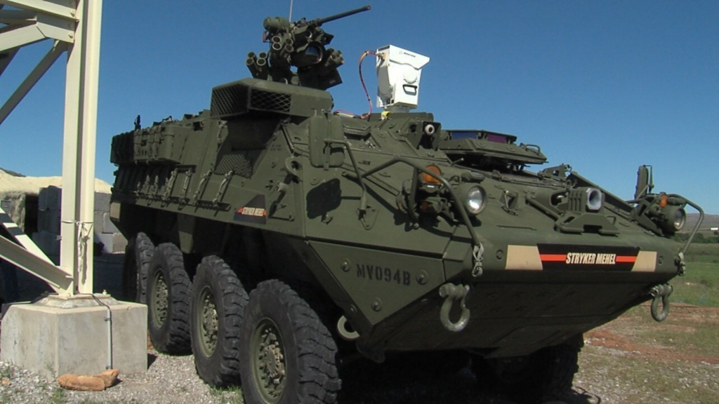 Stryker-Mounted Laser Prototypes Undergo Live Testing in Middle East ...