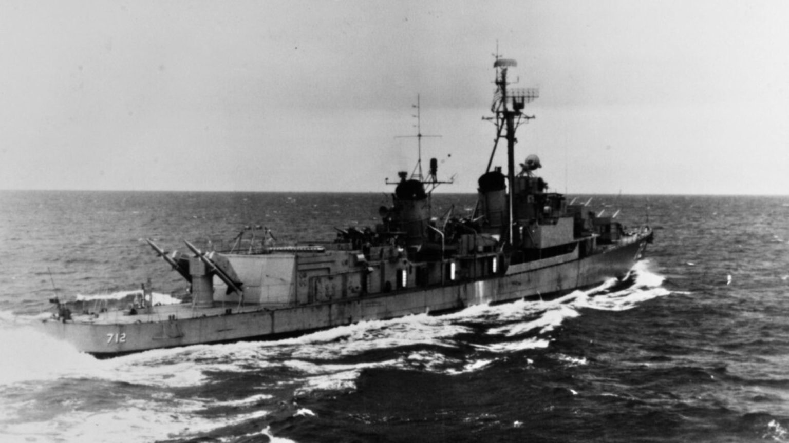 USS Gyatt (DDG-712), December 1956. (Naval History/US Navy)