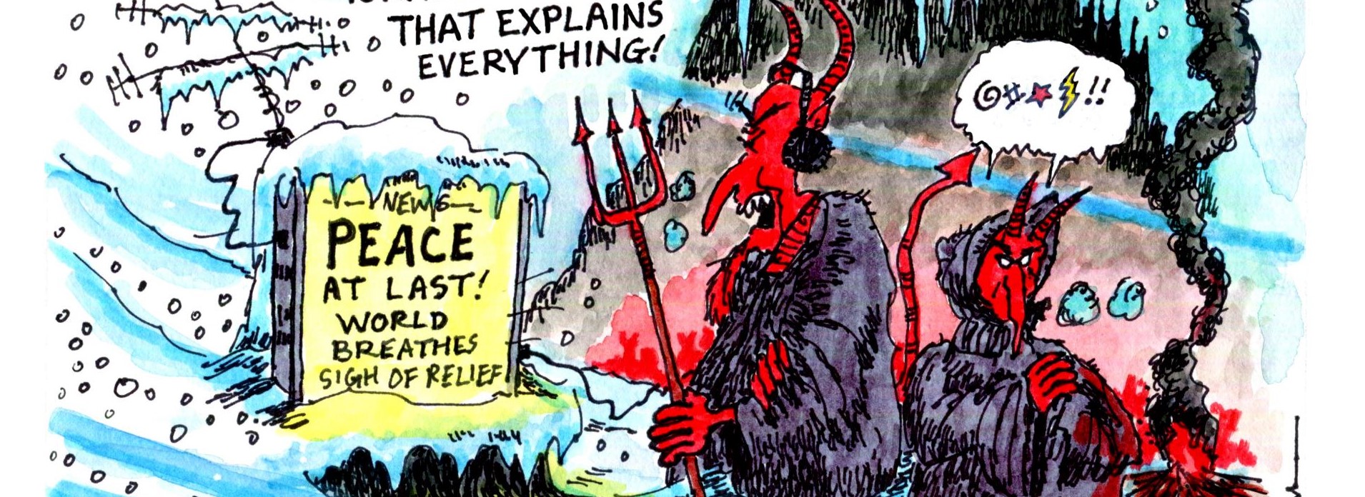 SOFREP Saturday Cartoon: Hell Hath Frozen Over in Gaza | SOFREP